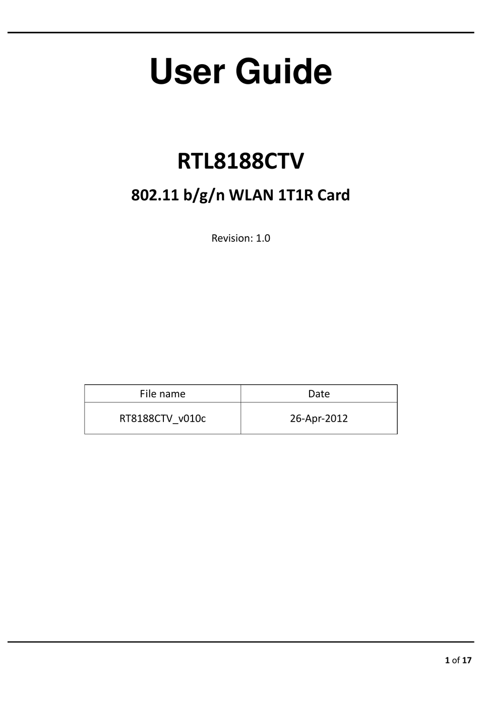 CASTLENET RTL8188CTV USER MANUAL Pdf Download | ManualsLib