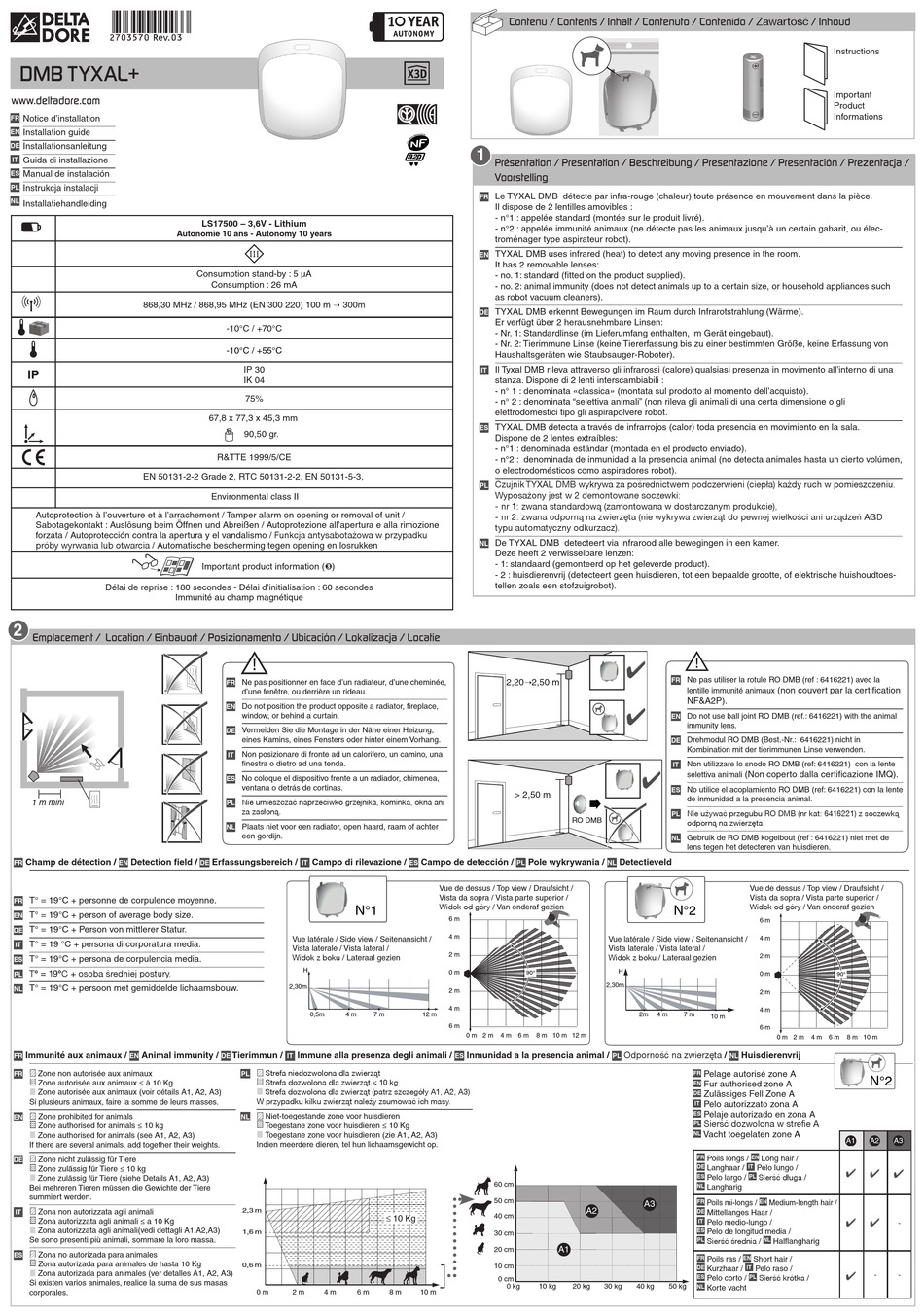 DELTA DORE DMB TYXAL+ INSTALLATION MANUAL Pdf Download | ManualsLib