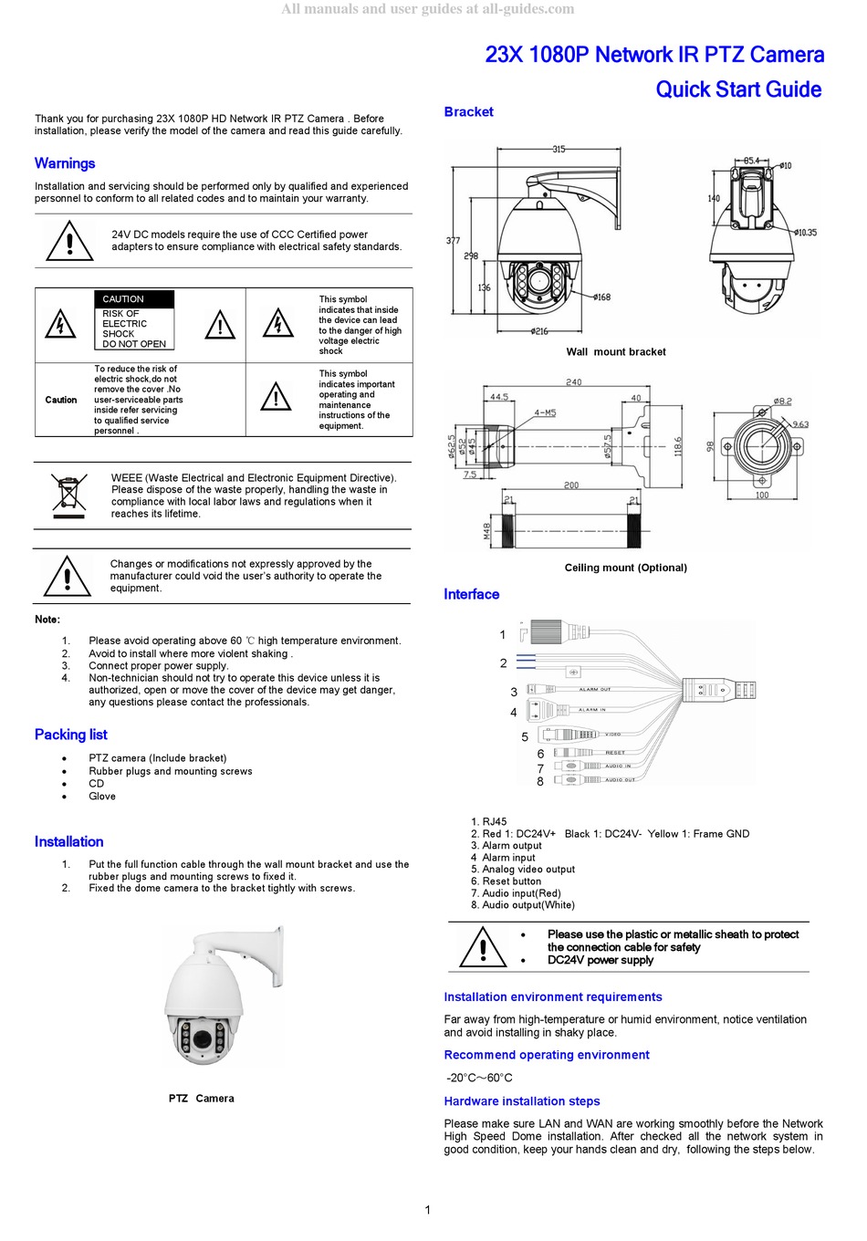 DOSS DMZ150IPWV2 QUICK START MANUAL Pdf Download | ManualsLib