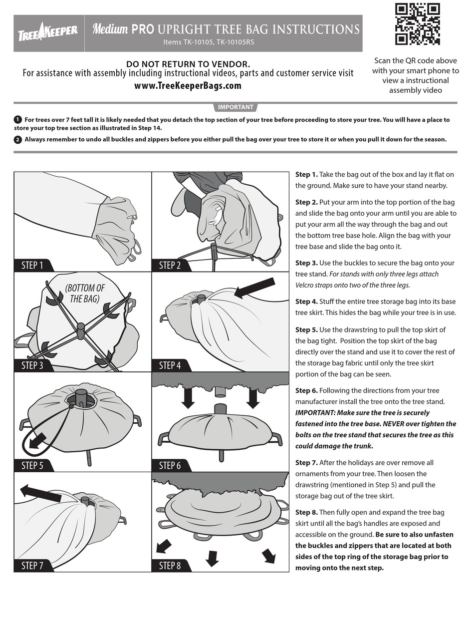 TREEKEEPER MEDIUM PRO INSTRUCTIONS Pdf Download | ManualsLib