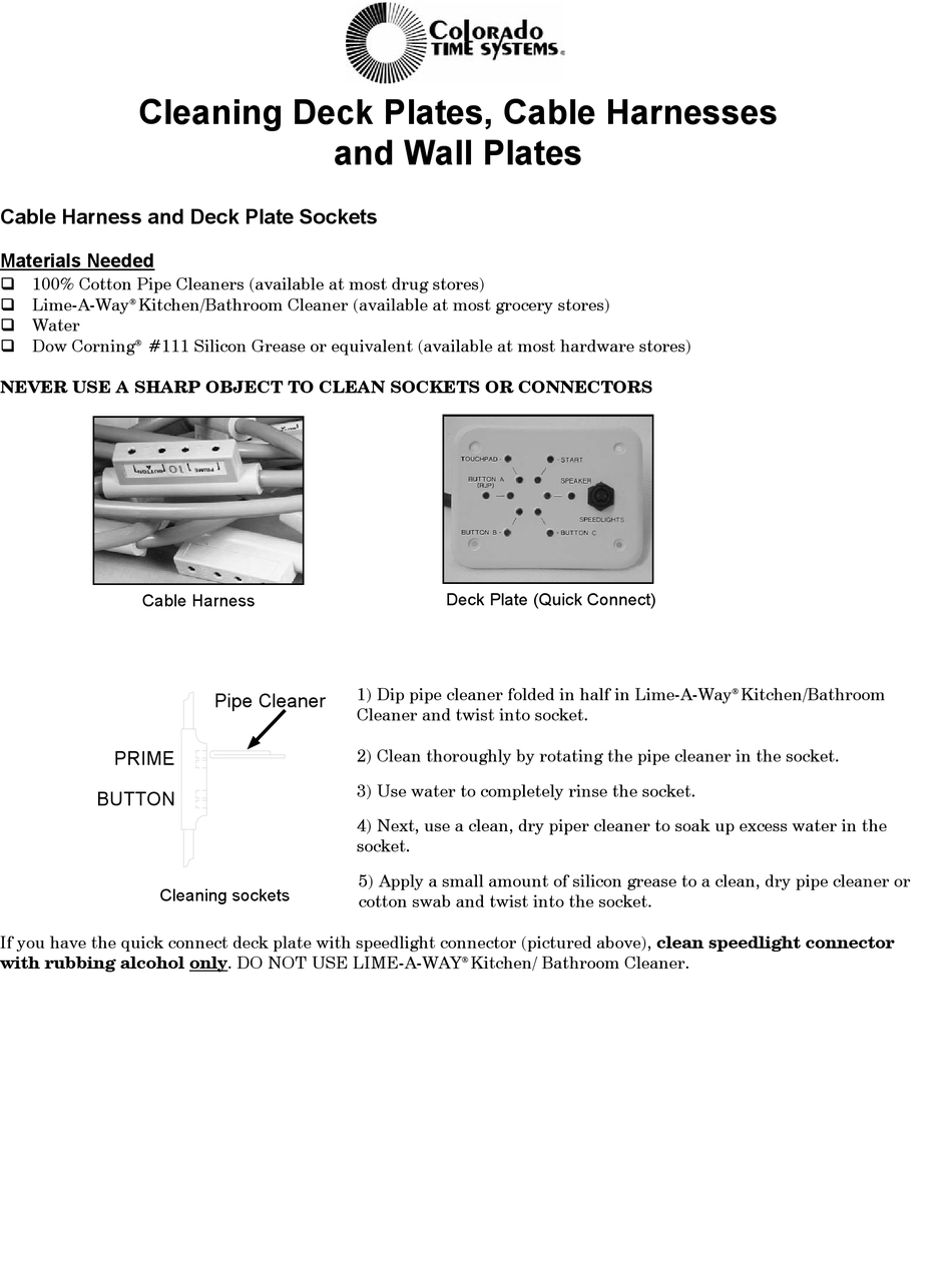 COLORADO TIME SYSTEMS F897 QUICK START MANUAL Pdf Download | ManualsLib