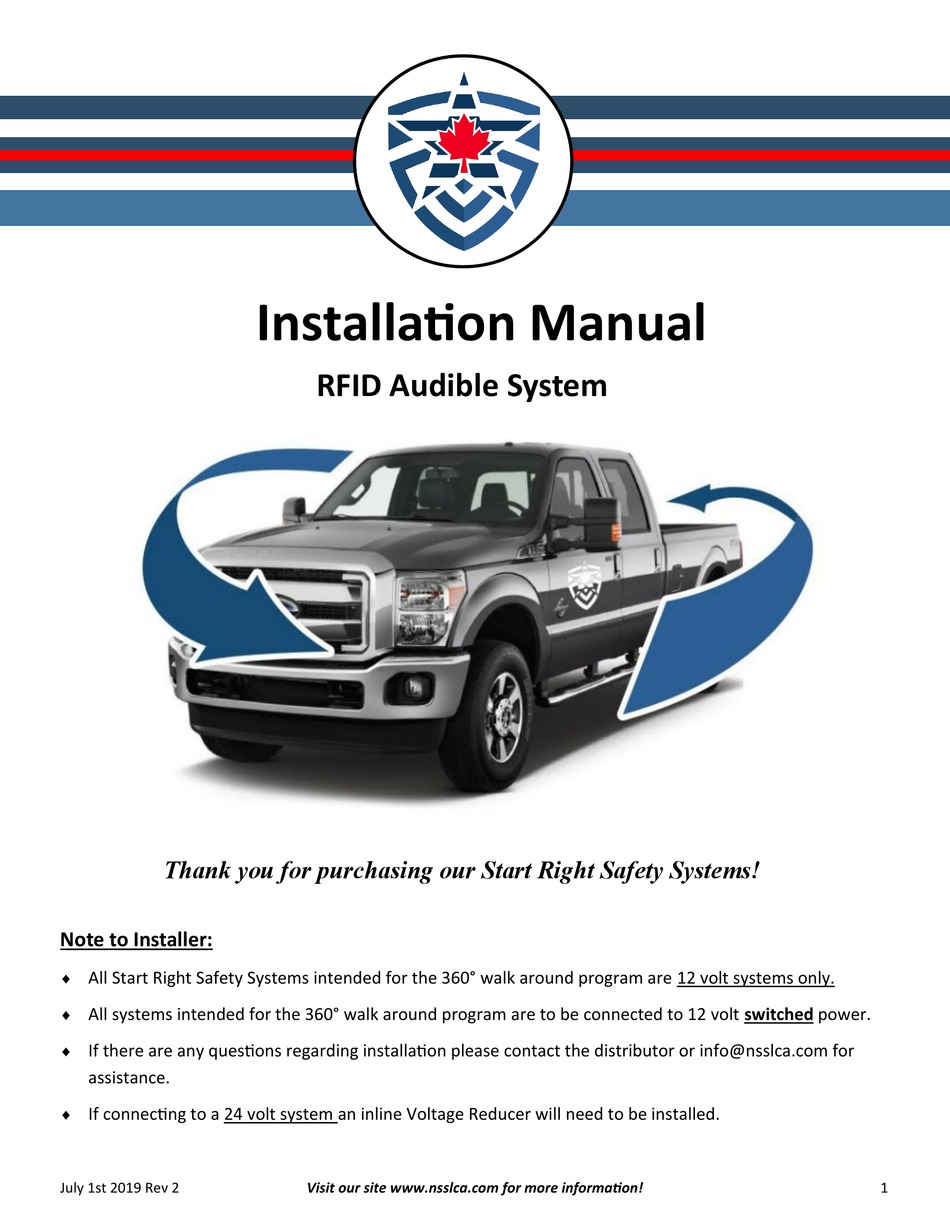 NSSL START RIGHT SAFETY DEVICE INSTALLATION MANUAL Pdf Download ...