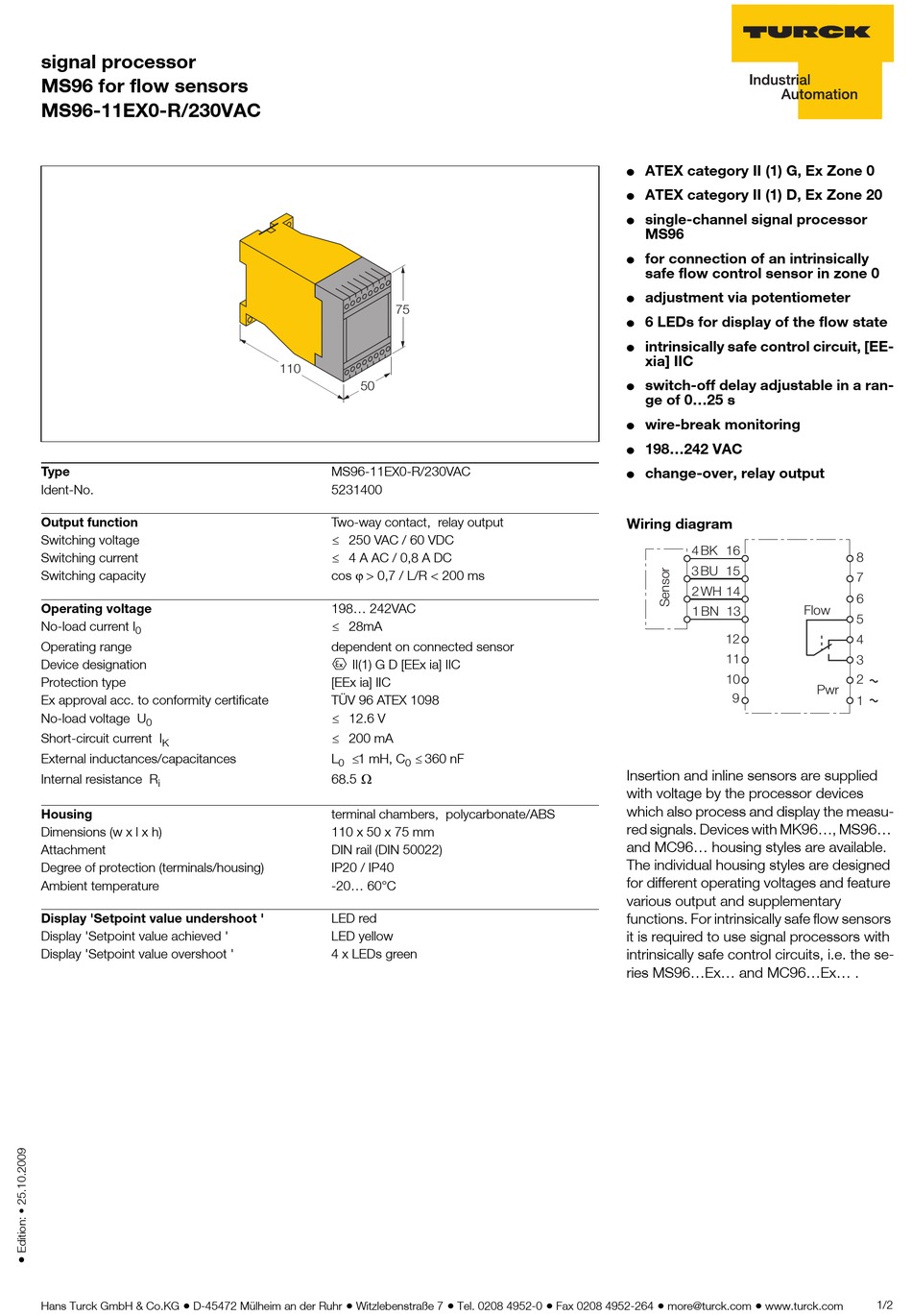 TURCK MS96 QUICK START MANUAL Pdf Download | ManualsLib