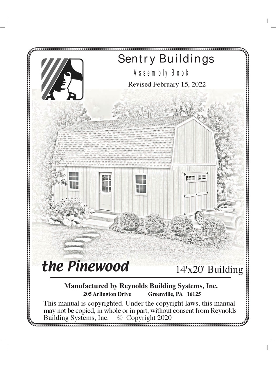 REYNOLDS BUILDING SYSTEMS PINEWOOD ASSEMBLY BOOK Pdf Download | ManualsLib