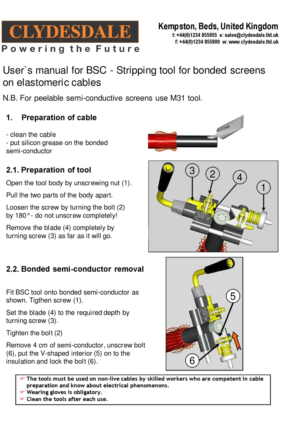 CLYDESDALE CLY 370 BSC USER MANUAL Pdf Download | ManualsLib