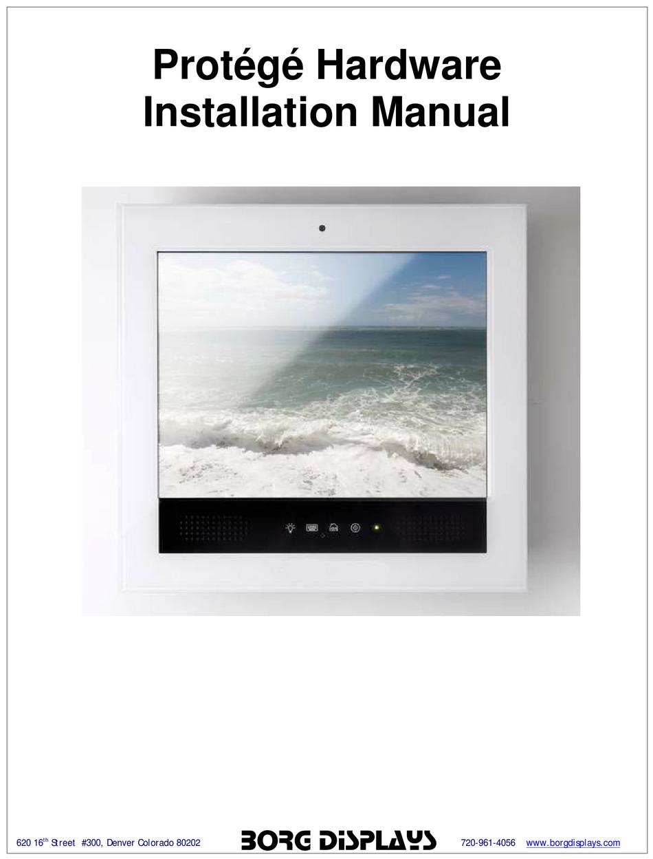 BORG DISPLAYS PROTEGE INSTALLATION MANUAL Pdf Download | ManualsLib