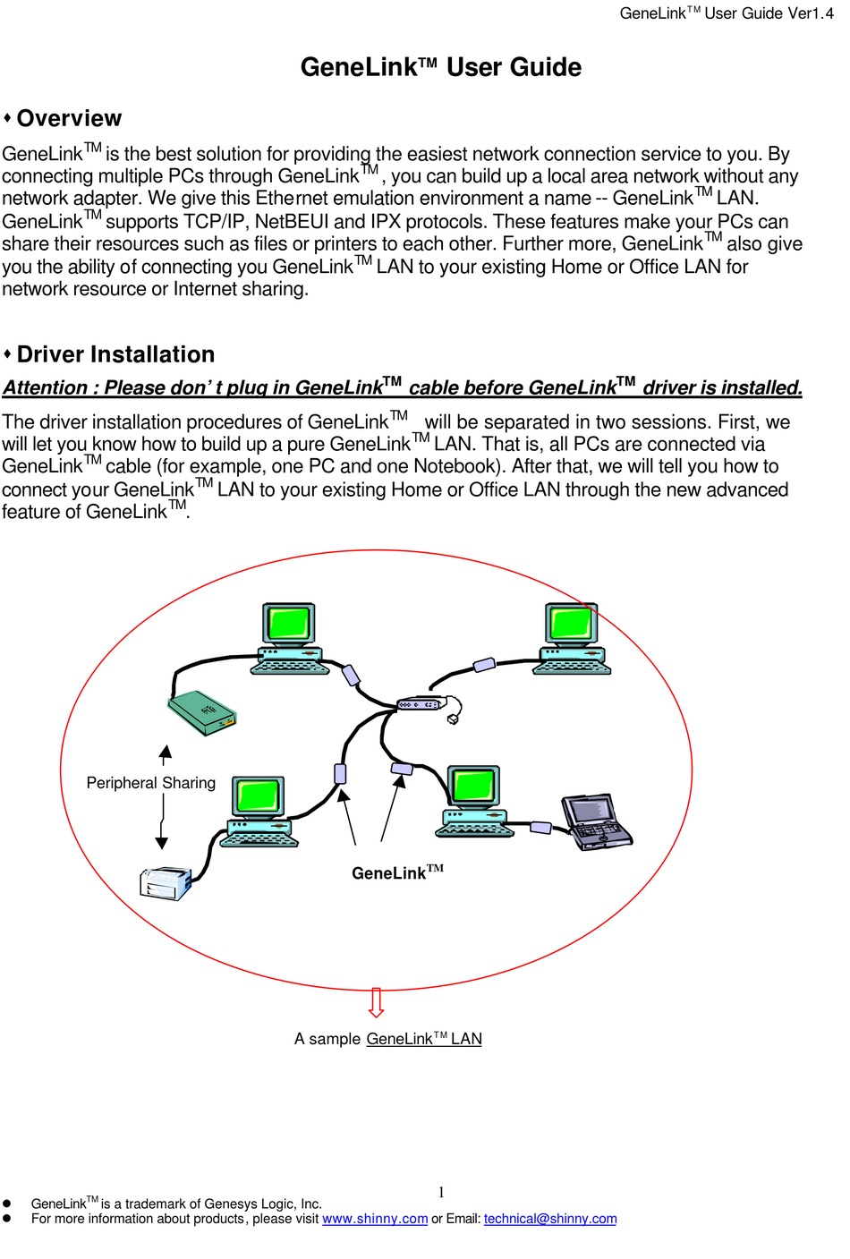 GENESYS GENELINK USER MANUAL Pdf Download | ManualsLib
