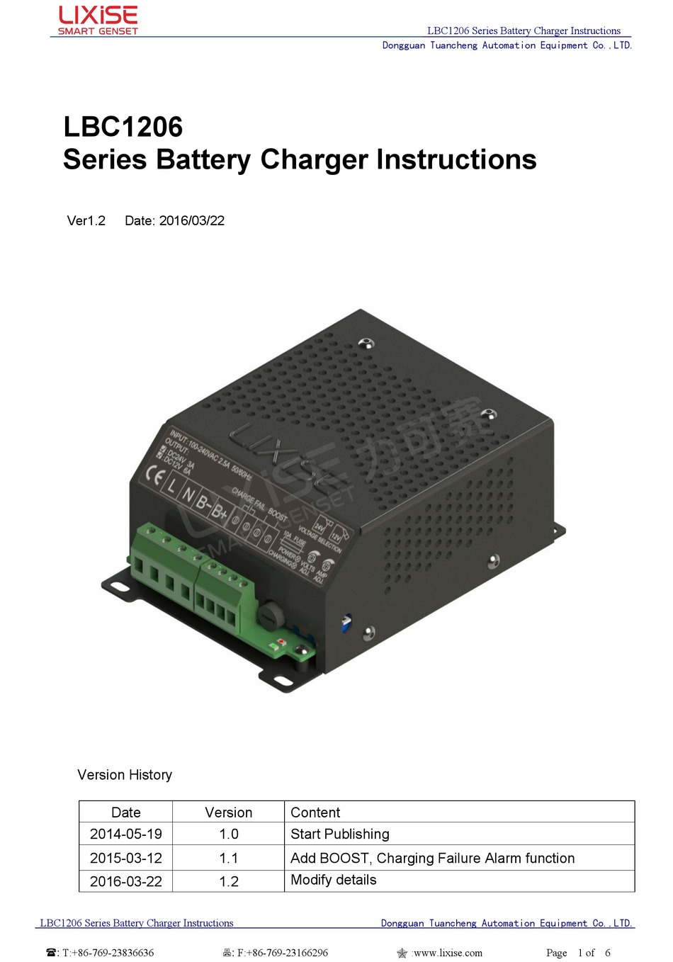LUXISE LBC SERIES INSTRUCTIONS MANUAL Pdf Download | ManualsLib