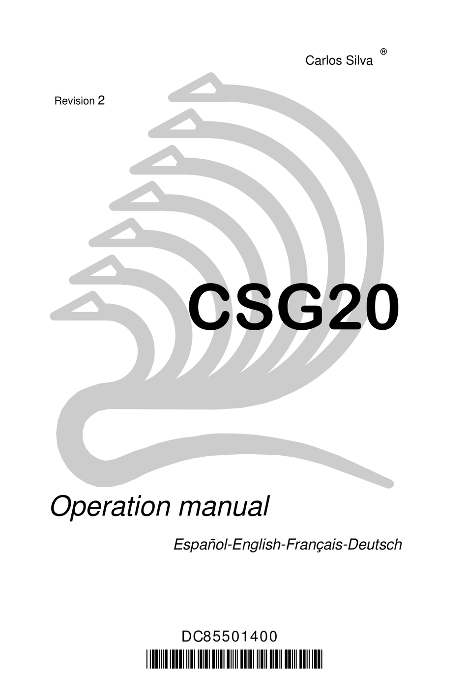 CARLOS SILVA CSG20 OPERATION MANUAL Pdf Download | ManualsLib