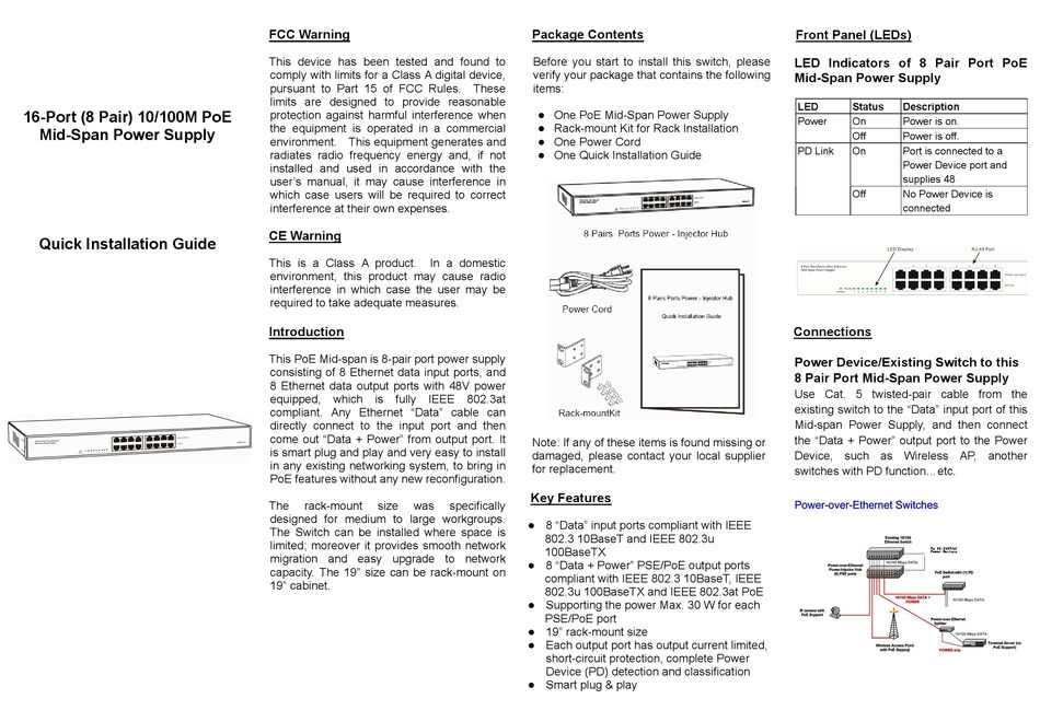 ROLINE 21.13.1181 QUICK INSTALLATION MANUAL Pdf Download | ManualsLib