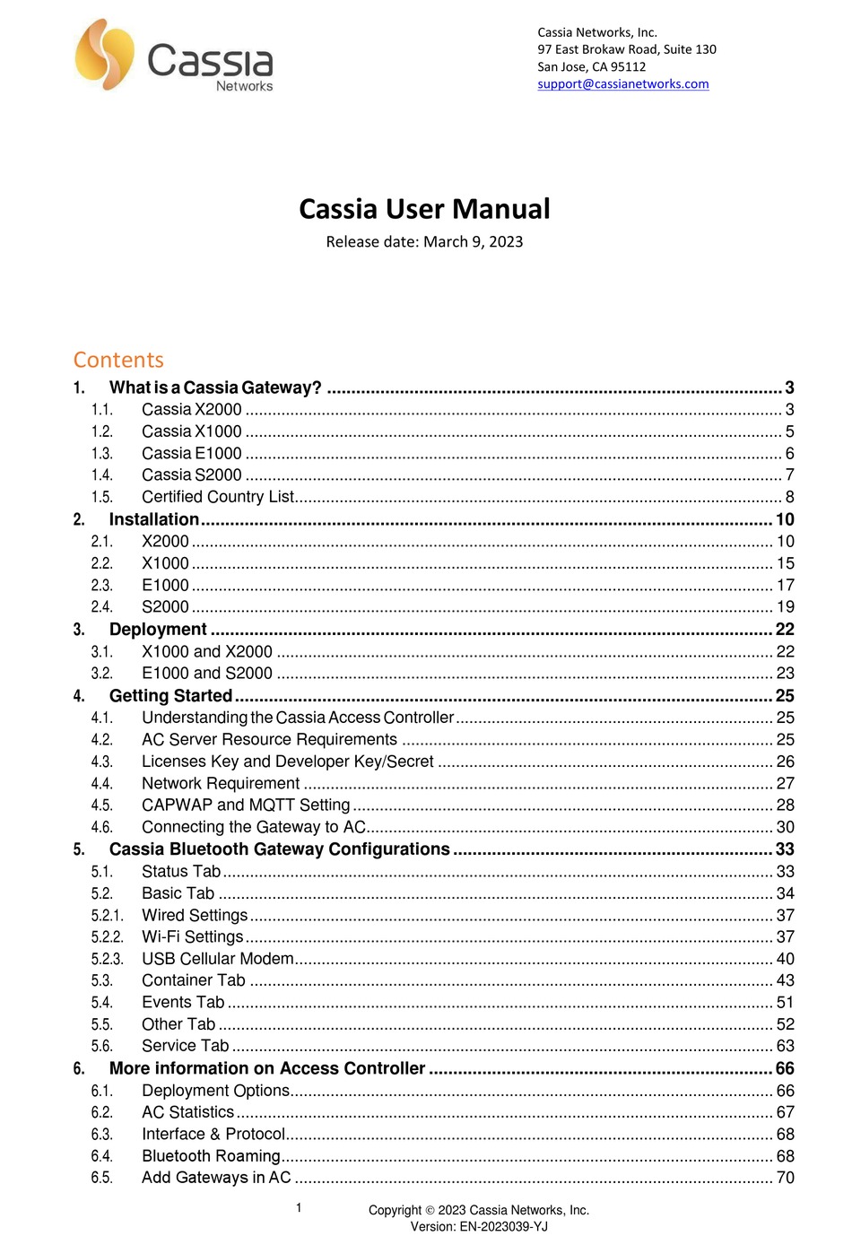 CASSIA X2000 USER MANUAL Pdf Download | ManualsLib