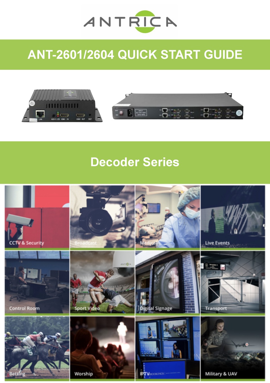 ANTRICA ANT-2601 QUICK START MANUAL Pdf Download | ManualsLib