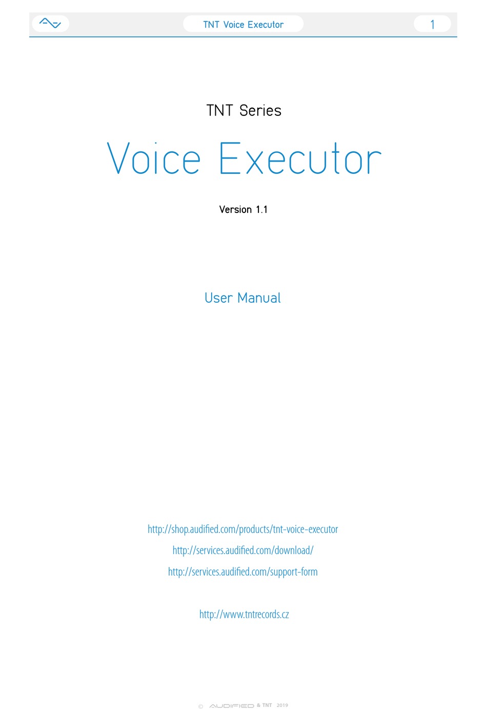 AUDIFIED TNT SERIES USER MANUAL Pdf Download | ManualsLib