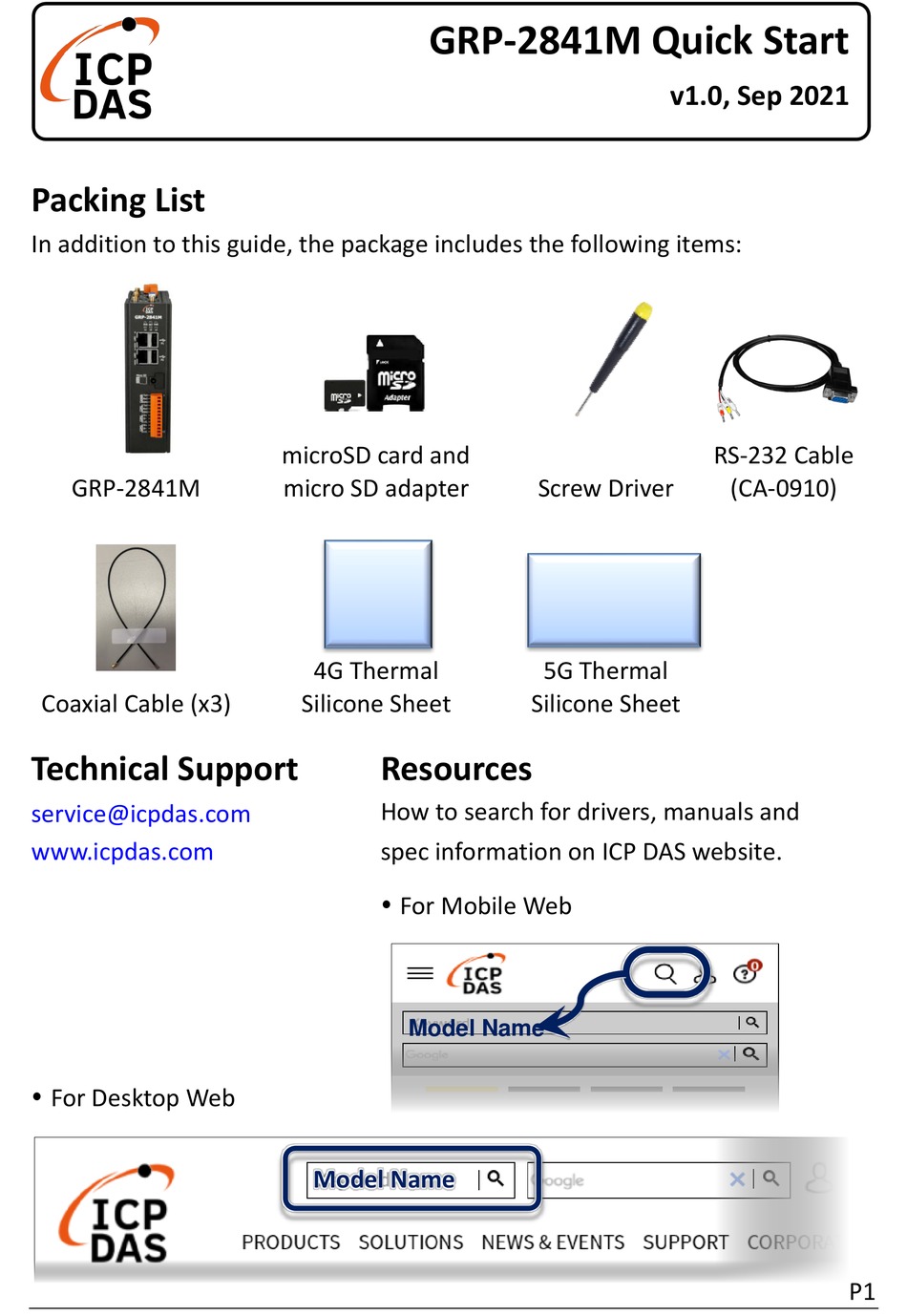 ICP DAS USA GRP-2841M QUICK START Pdf Download | ManualsLib