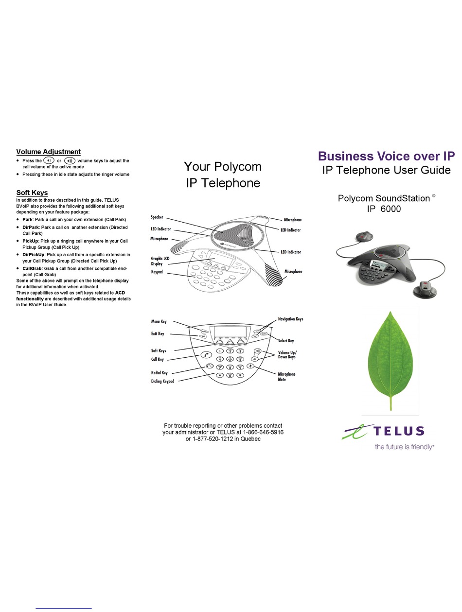 Polycom Soundstation Ip 6000 User Manual Pdf Download Manualslib