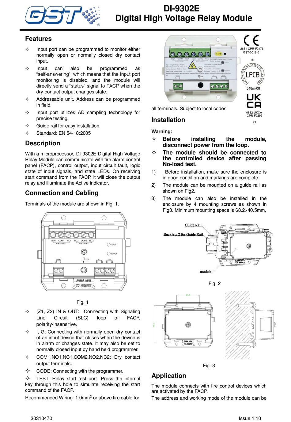 GST DI-9302E MANUAL Pdf Download | ManualsLib