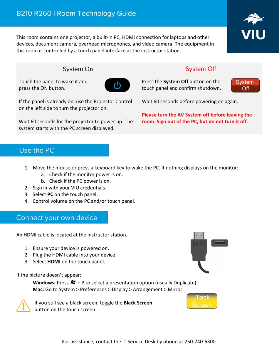 VIU B210 R260 TECHNOLOGY MANUAL Pdf Download | ManualsLib