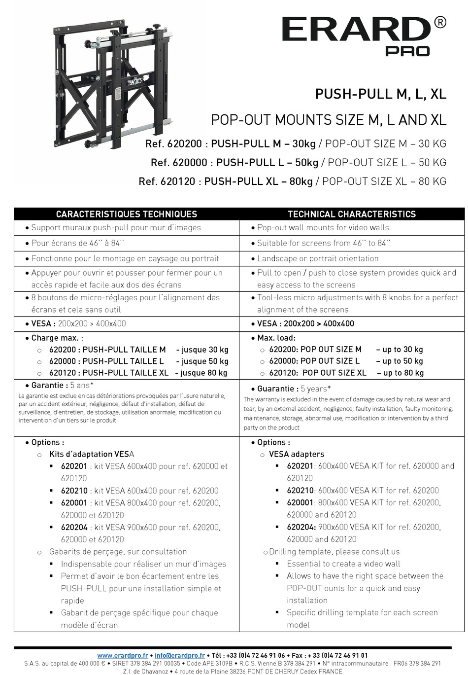 ERARD PRO PUSH-PULL M QUICK START MANUAL Pdf Download | ManualsLib