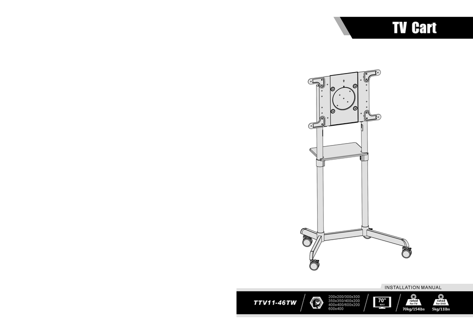 LUMI TTV11-46TW INSTALLATION MANUAL Pdf Download | ManualsLib
