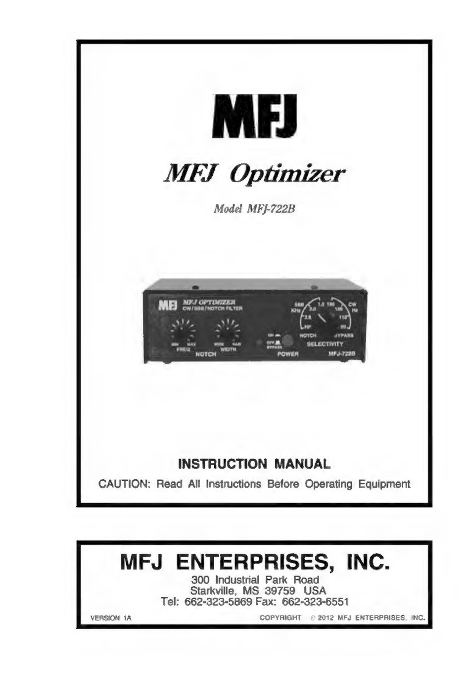 MFJ ENTERPRISES MFJ-722B INSTRUCTION MANUAL Pdf Download | ManualsLib MFJ ENTERPRISES MFJ-722B INSTRUCTION MANUAL Pdf Download | ManualsLib