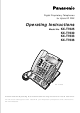 PANASONIC KX-T7636 OPERATOR USER MANUAL Pdf Download | ManualsLib