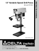 DELTA DP350 INSTRUCTION MANUAL Pdf Download | ManualsLib