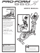 PRO-FORM PERFORMANCE 950 USER MANUAL Pdf Download | ManualsLib