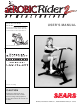 HEALTHRIDER AEROBIC RIDER 2 USER MANUAL Pdf Download | ManualsLib