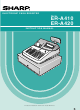 SHARP ER-A420 CASH REGISTER INSTRUCTION MANUAL | ManualsLib