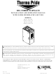 THERMO PRIDE OH6FA072D48B INSTALLATION AND OPERATION MANUAL Pdf ...