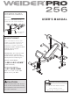 WEIDER PRO 256 USER MANUAL Pdf Download | ManualsLib