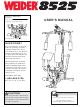 WEIDER 8525 USER MANUAL Pdf Download | ManualsLib