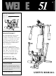 WEIDER 8510 USER MANUAL Pdf Download | ManualsLib