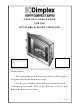 DIMPLEX ELECTRIC FIREPLACE USER MANUAL Pdf Download | ManualsLib