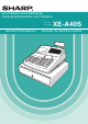 SHARP XE-A404 INSTRUCTION MANUAL Pdf Download | ManualsLib