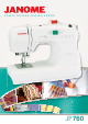 JANOME JP760 INSTRUCTION BOOK Pdf Download | ManualsLib