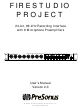 PRESONUS FIRESTUDIO PROJECT USER MANUAL Pdf Download | ManualsLib