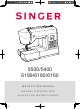 SINGER 5500 SEWING MACHINE INSTRUCTION MANUAL | ManualsLib