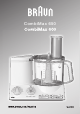 BRAUN COMBIMAX 600 USER MANUAL Pdf Download | ManualsLib