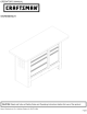 CRAFTSMAN WORKBENCH OPERATOR'S MANUAL Pdf Download | ManualsLib