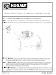 KOBALT AIR COMPRESSOR OPERATOR'S MANUAL Pdf Download | ManualsLib