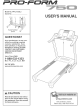 PROFORM 750 TREADMILL USER MANUAL Pdf Download | ManualsLib