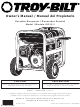 TROY-BILT 01919-1 OWNER'S MANUAL Pdf Download | ManualsLib