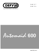 DEFY AUTOMAID 600 OWNER'S MANUAL Pdf Download | ManualsLib