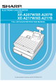 SHARP XE-A207W CASH REGISTER FULL DETAILED INSTRUCTION MANUAL | ManualsLib