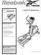 REEBOK RL 1500 USER MANUAL Pdf Download | ManualsLib