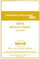 BABY LOCK EMBROIDERY PROFESSIONAL PLUS BMP9 INSTRUCTION AND REFERENCE ...