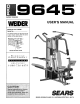 WEIDER PRO 9645 USER MANUAL Pdf Download | ManualsLib