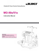 JUKI MO-50E INSTRUCTION MANUAL Pdf Download | ManualsLib