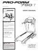 PRO-FORM 790T TREADMILL MANUAL Pdf Download | ManualsLib